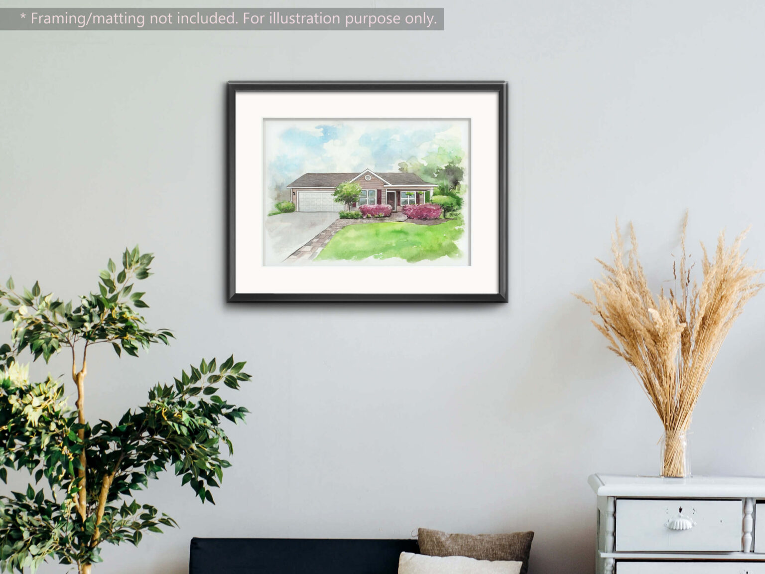 Custom Watercolor House Portraits and Building Illustrations